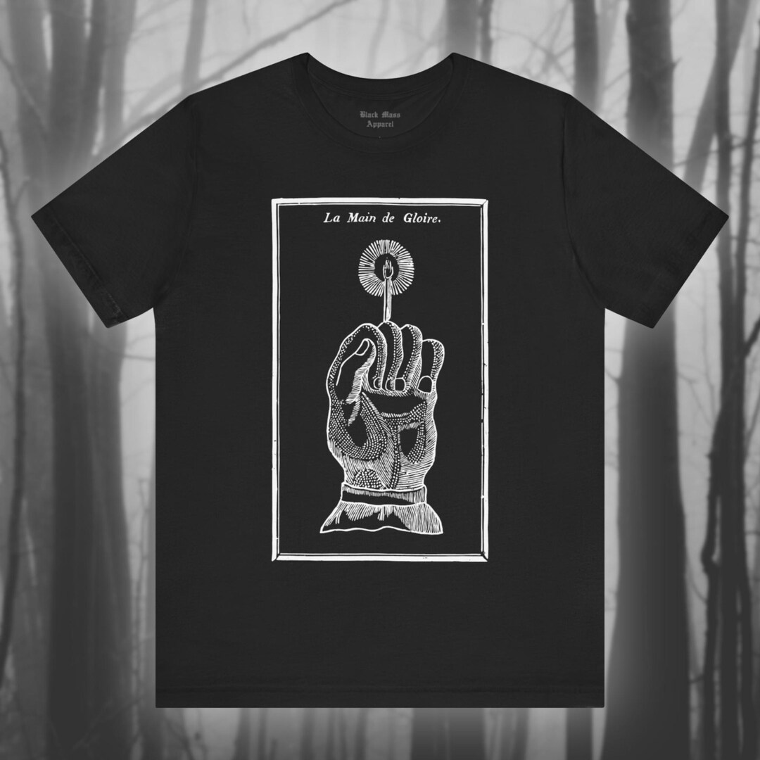 Hand of Glory II, Vintage Occult Shirt, Witchcraft T-shirt, Magic ...