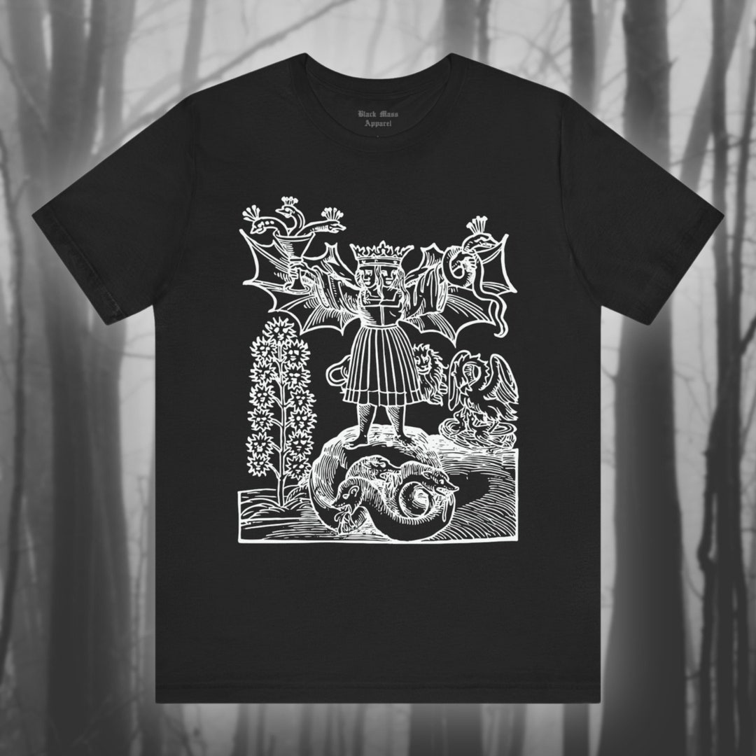 The Hermetic Androgyne, Vintage Art T-shirt, Esoteric, Occult Art Shirt ...