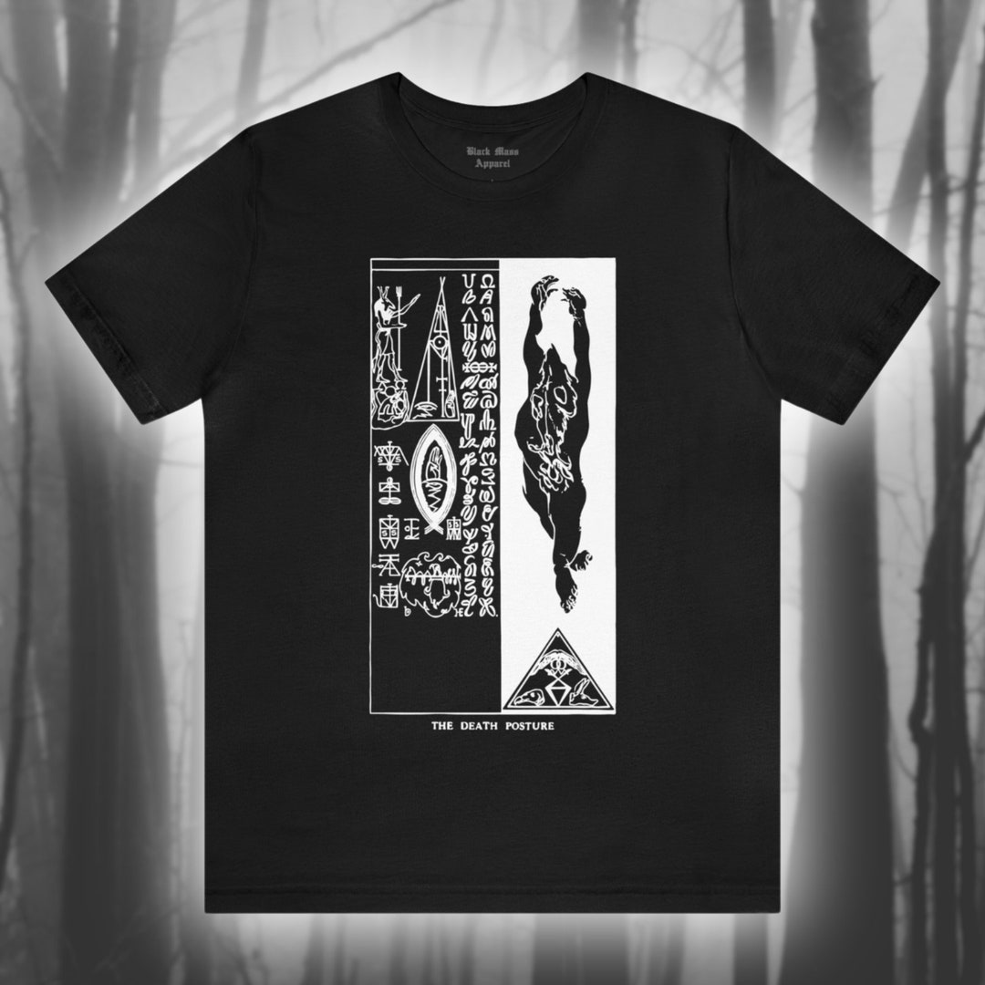 The Death Posture, Austin Osman Spare T-shirt, Occult Art Shirt, Creepy ...