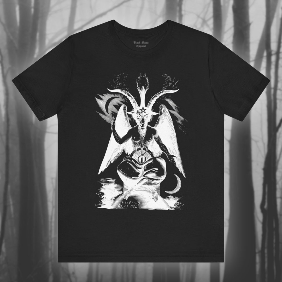 Baphomet, Eliphas Levi Art, Sabbatic Goat Shirt, Demon Tshirt, Gothic ...