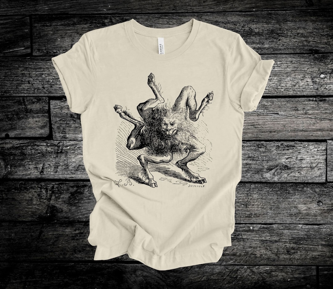 Buer Demon Shirt, Demonology Occult T-shirt Unisex Jersey Short Sleeve ...