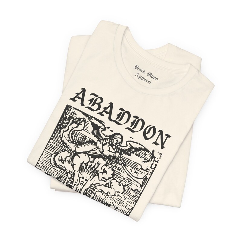 Abaddon, Demonology T-shirt, Infernal Dictionary Shirt, Demon Tshirt ...