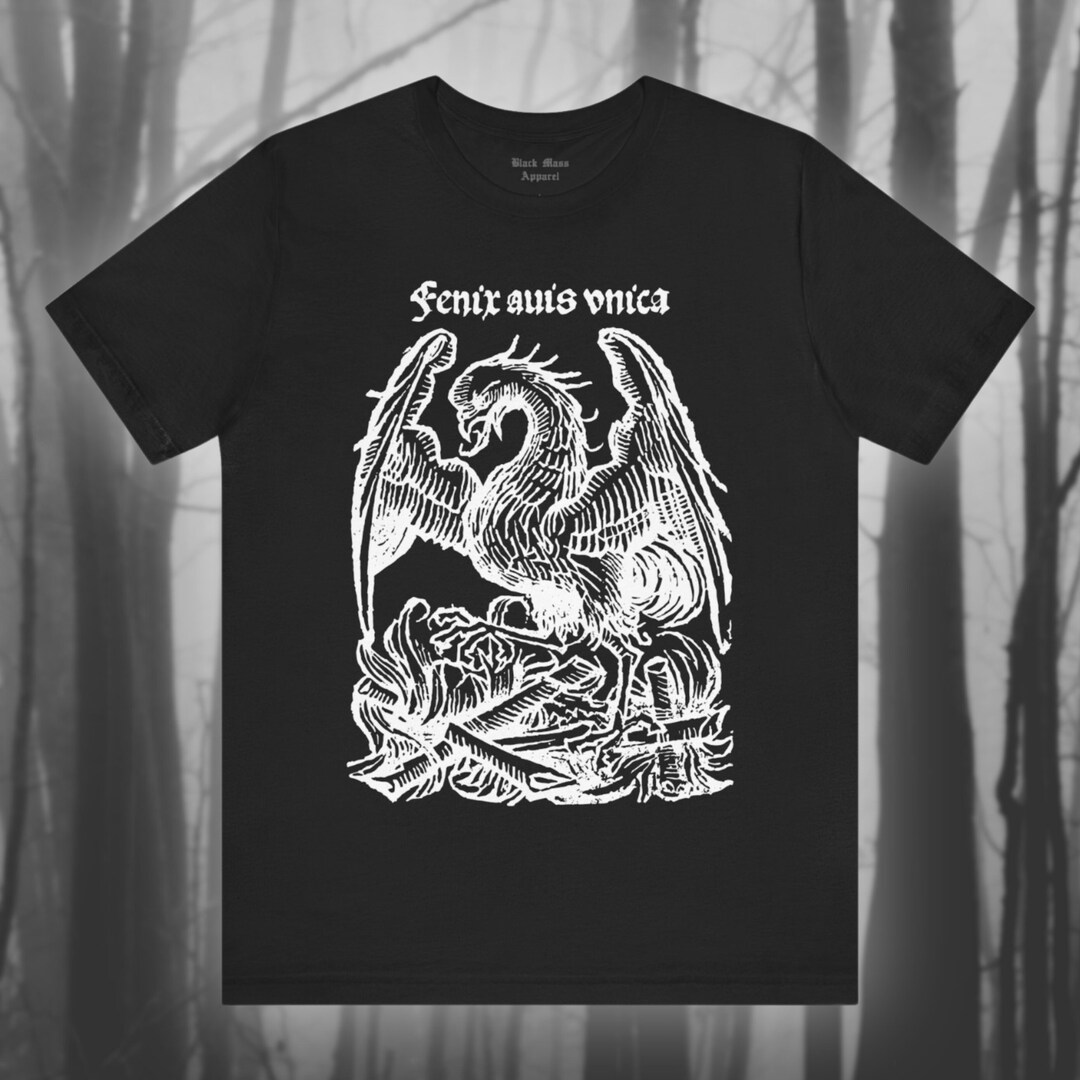 Phoenix, Mythical Creature T-shirt, Vintage Gothic Tshirt, Goth Shirt ...