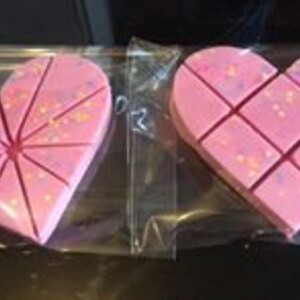 Single Heart Snap Bar Design Wax Melt Bar Silicone Mould - Etsy