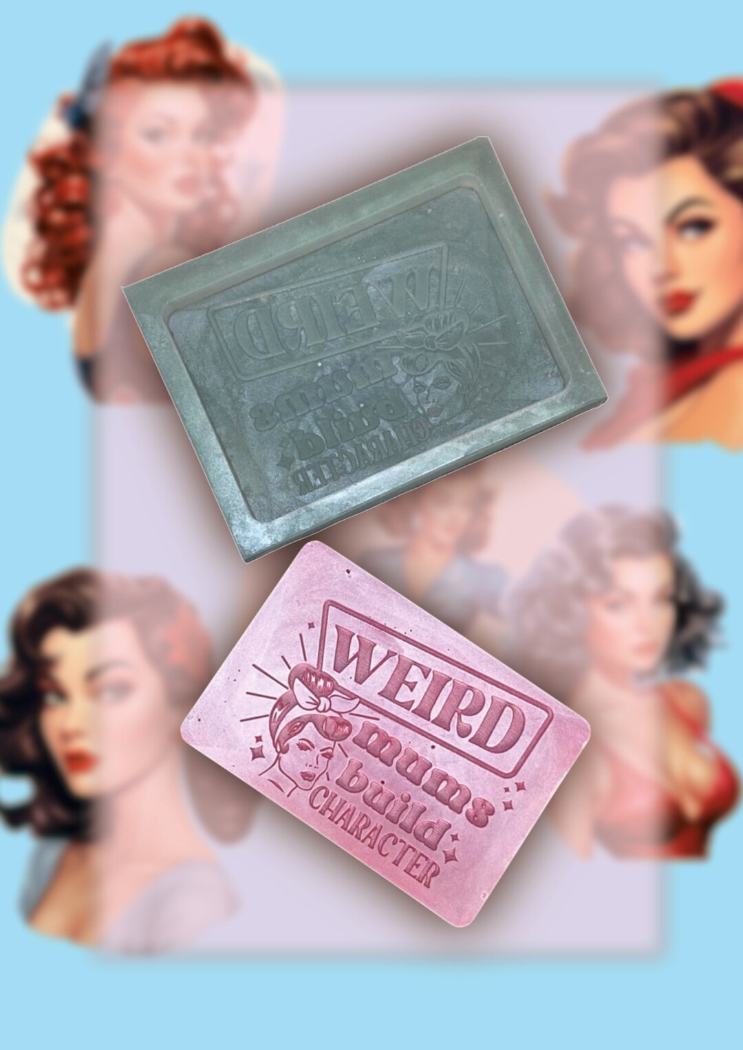 Weird Mums Build Character Design Wax Melt Bar Silicone Mould - Etsy