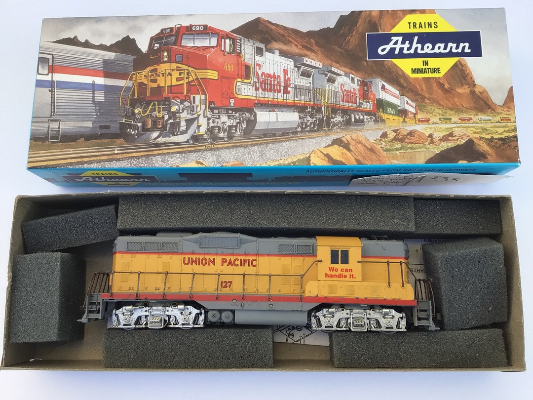 Model Railroad Athearn Blue Box 3154 GP7 Powered Union Pacific - Etsy