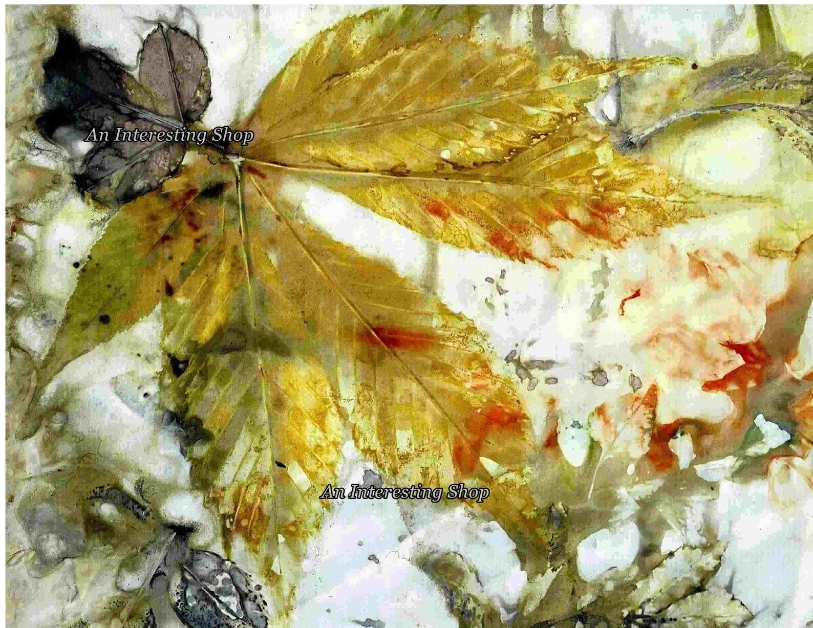 Ecoprint Background Digital Pages to Download for Journals, Collage ...