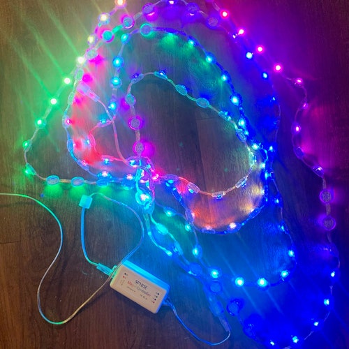 LED Strands Rechargeable for Burning Man LED Decoration - Etsy