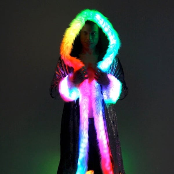 Led Fur Jacket - Etsy