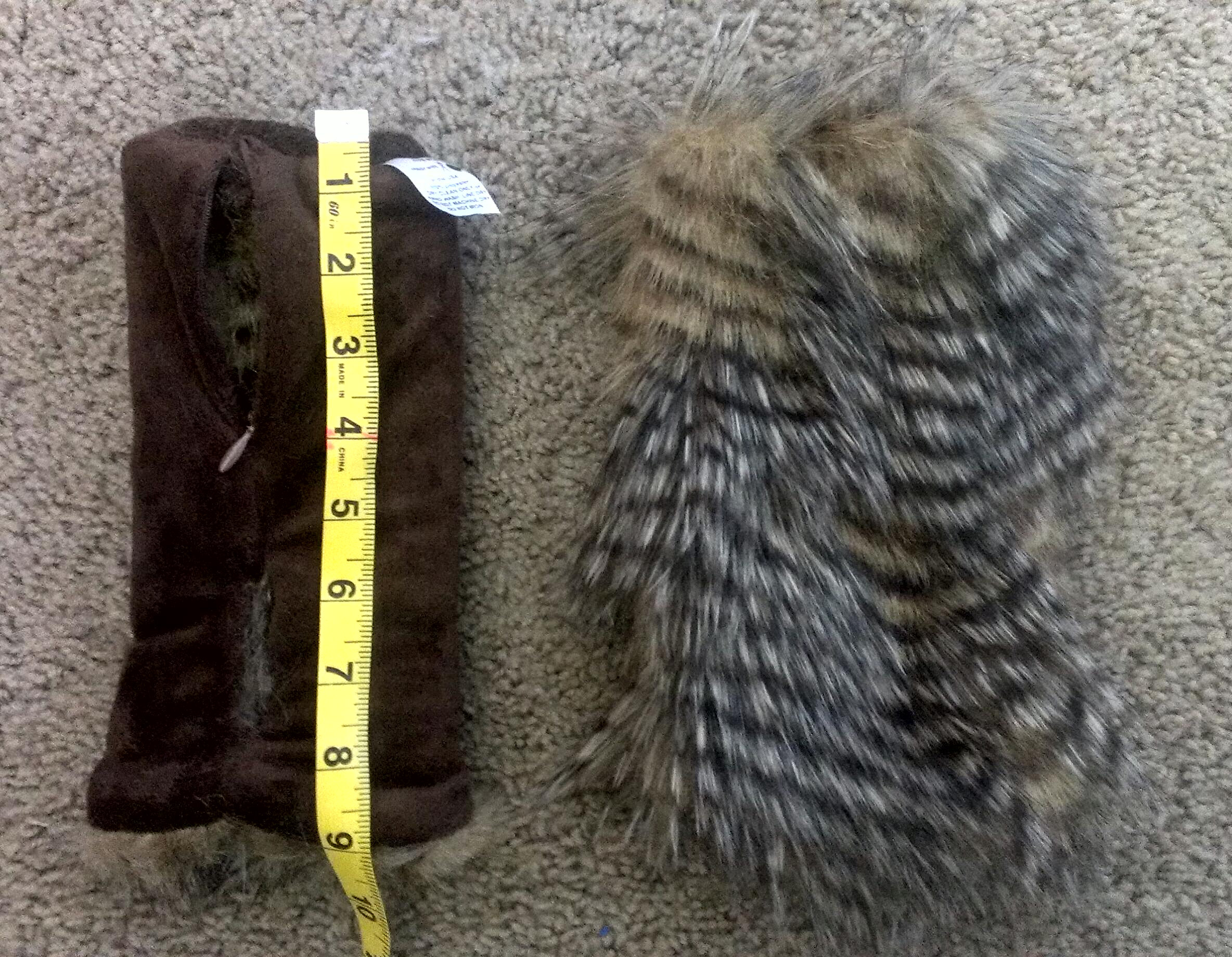 SALE Faux Fur Paws With SECRET Zipper Pockets Sold in a Pair - Etsy
