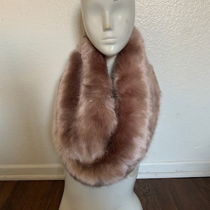 Faux Chinchilla Fur Infinity Scarf in a Variety of Limited Edition ...