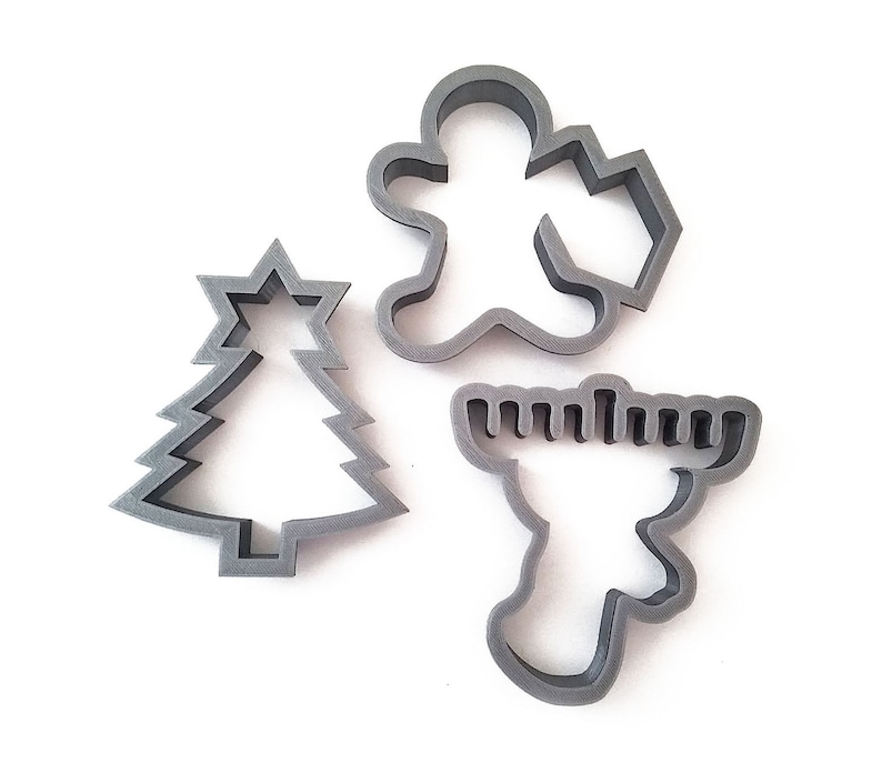 Chrismukkah Cookie Cutter, Gingerbread Person & Dreidel, Ready to Ship ...