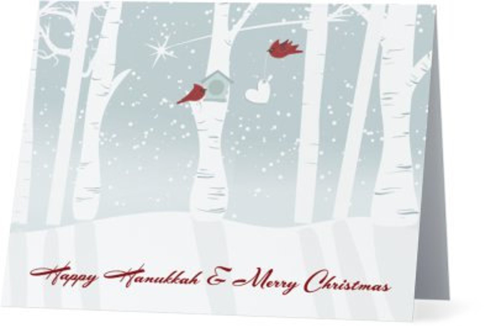 Interfaith Hanukkah/christmas Holiday Card - Etsy