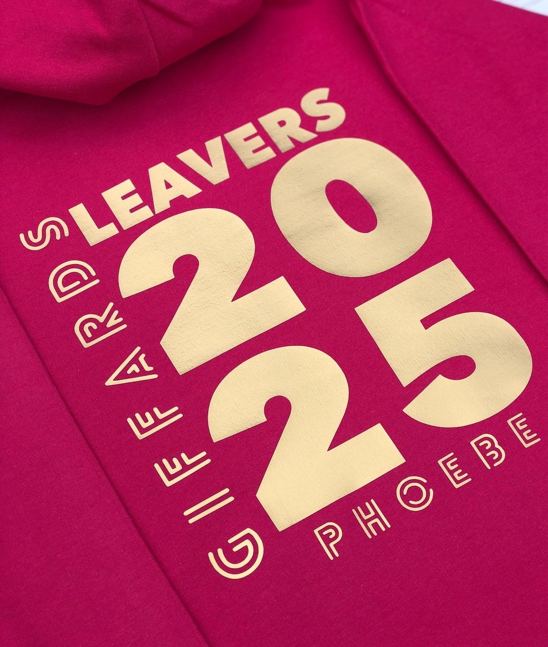Personalised School Leavers Hoodie 2026 Custom Name & School, School ...
