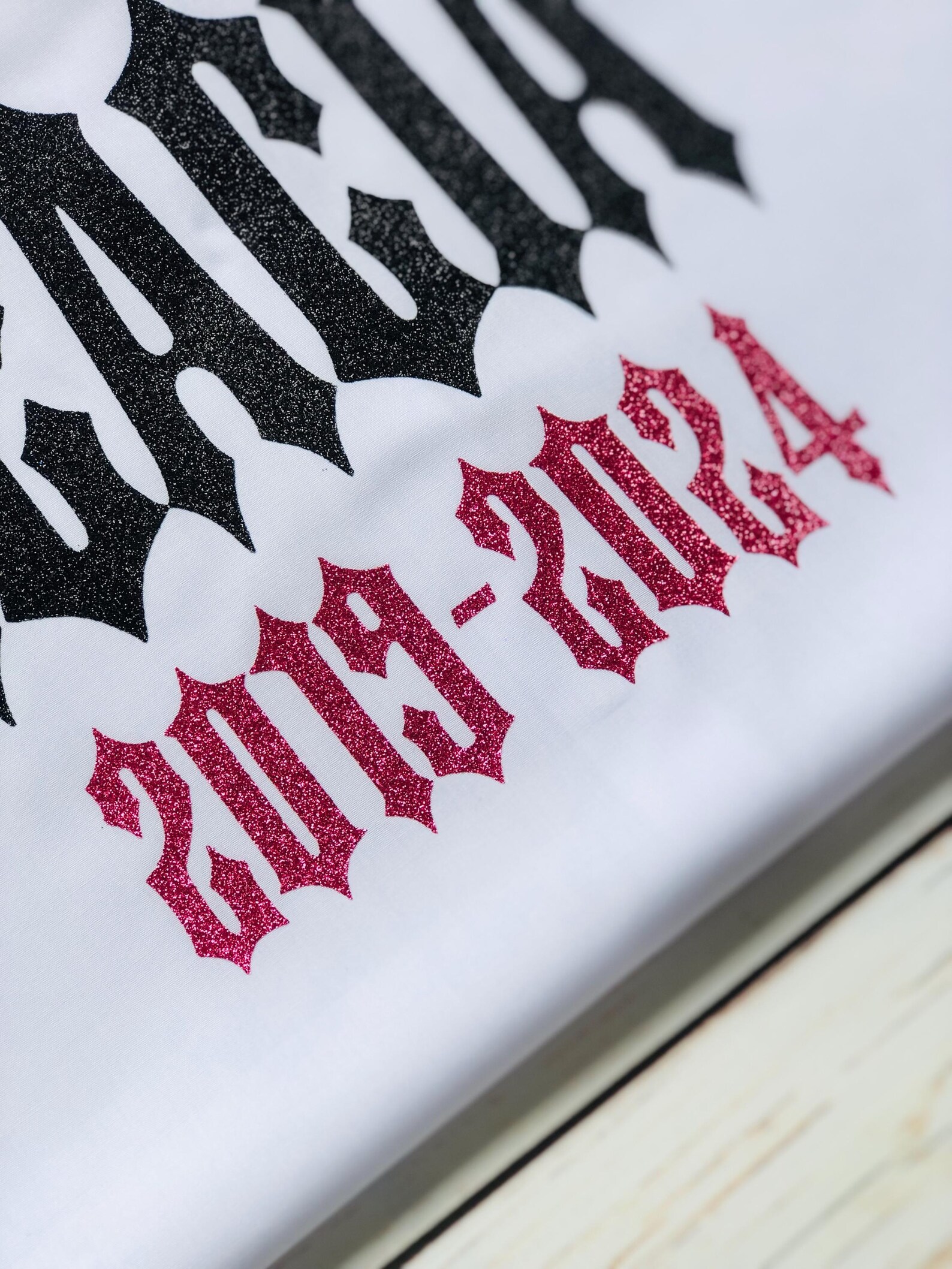 Personalised School Leavers T-shirt, Glitter Crown, Trapstar Font ...