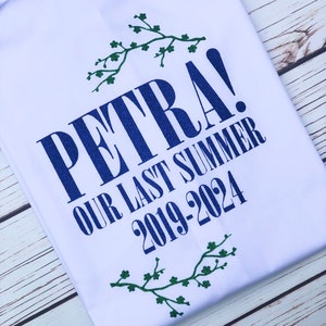 DIY Custom Leavers Shirt Iron on Decal, Mama Mia Inspired HTV Vinyl ...