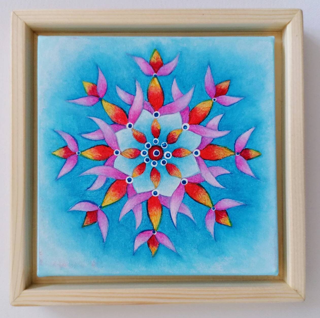 Mandala in Wooden Frame - Etsy