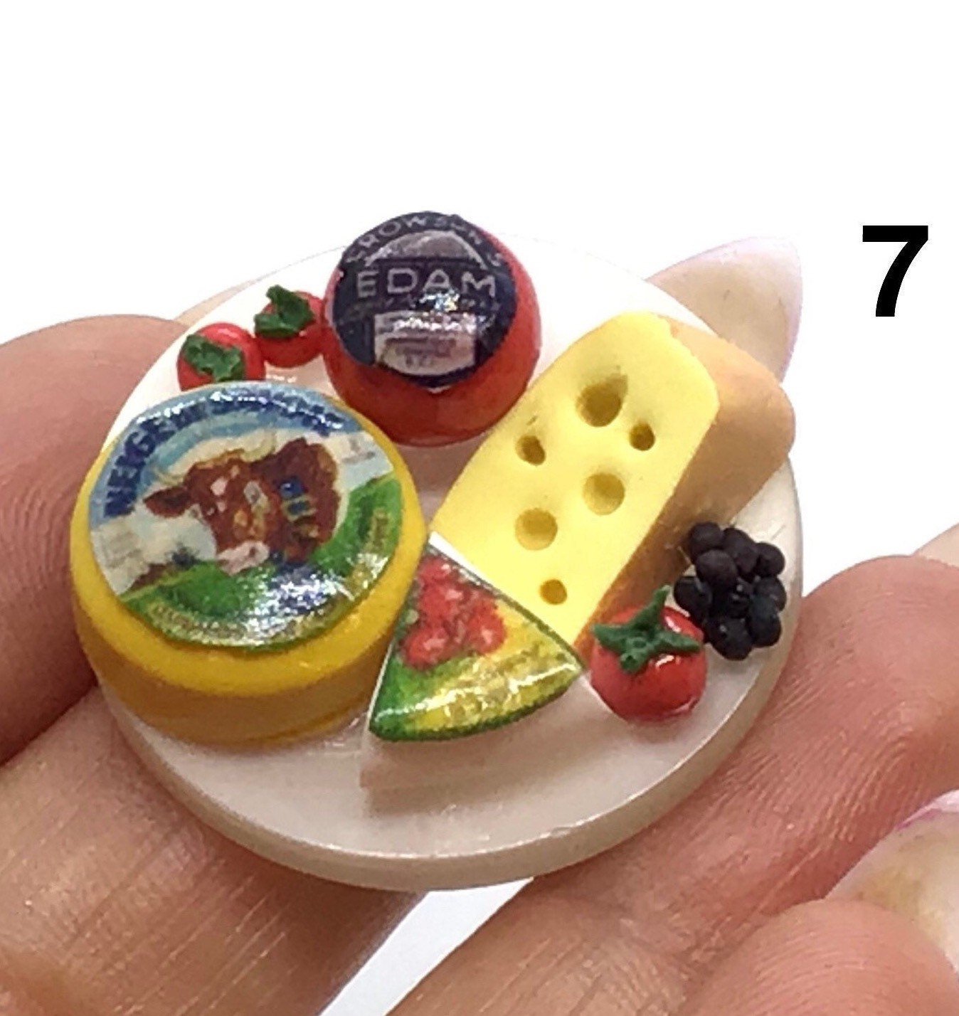 Miniature Gourmet Cheese Plate 1/12 Scale Several Variations - Etsy ...