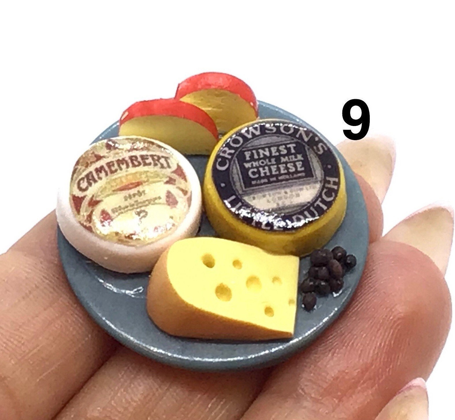 Miniature Gourmet Cheese Plate 1/12 Scale Several Variations - Etsy ...