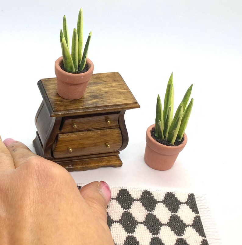 Miniature Plant Sanseviera Snake Plant Handmade 1/12 Scale - Etsy