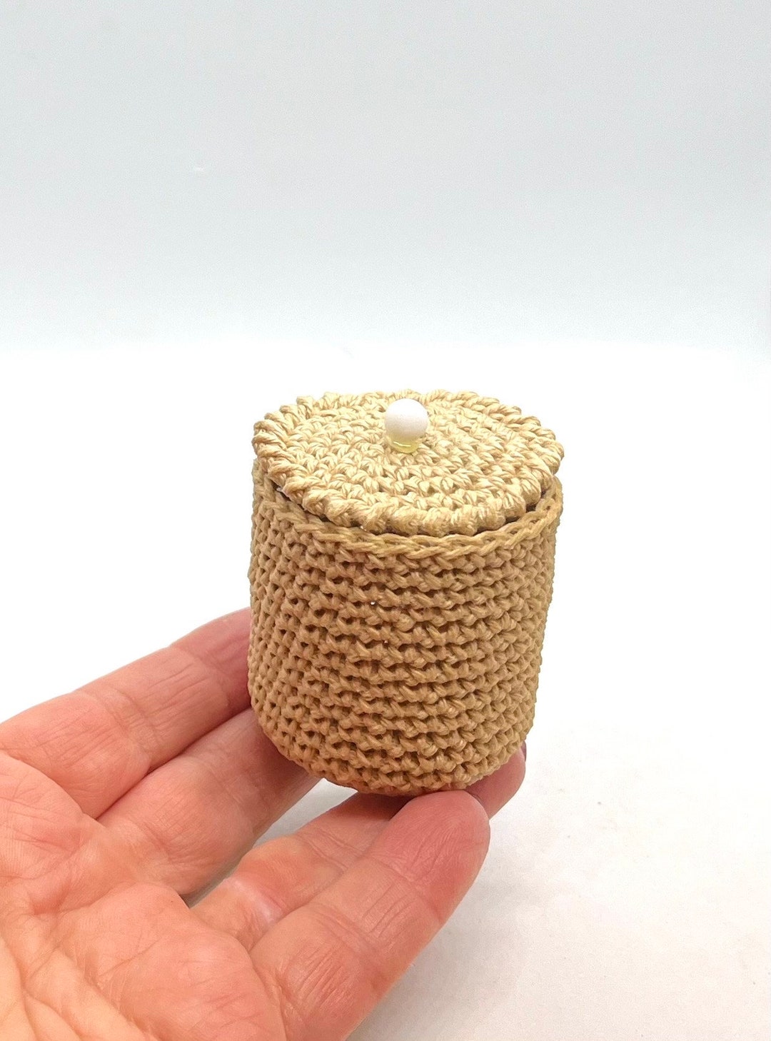 Miniature Hamper, 1/12 Scale, Handmade - Etsy