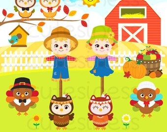 thanksgiving clipart turkey clipart 15030 | Etsy