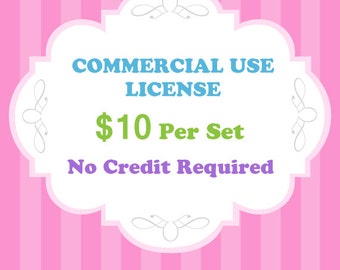 Commercial Use License With No Credit Required - Etsy