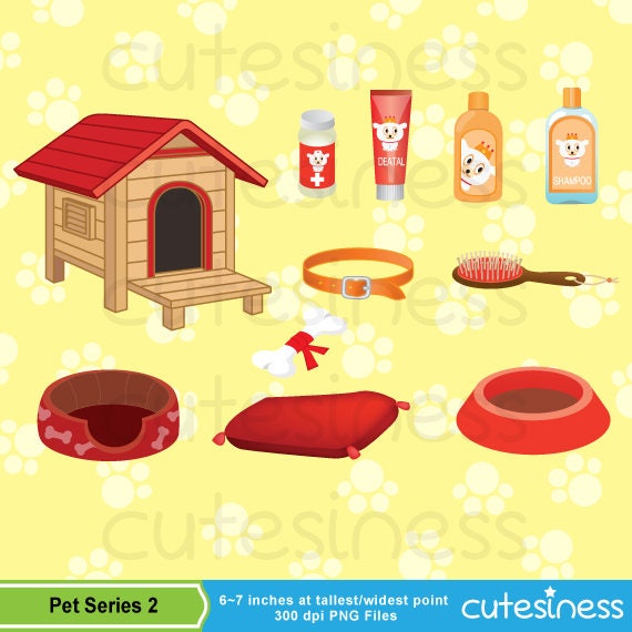 Dog Clipart Clip Art Puppy Clipart Clip Art Commercial and - Etsy