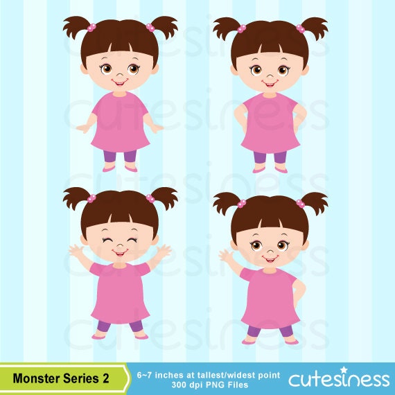 Monster Digital Clipart Monster Clipart Monster Clip Art | Etsy