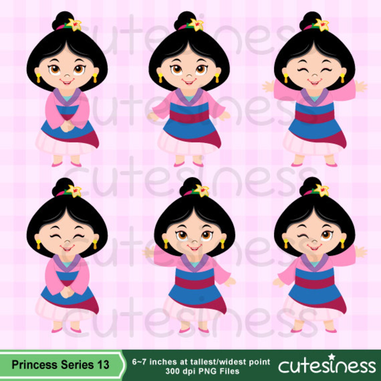 Princess Digital Clipart Princess Clipart Princess Clip Art - Etsy