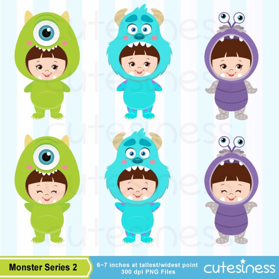 Monster Digital Clipart, Monster Clipart, Monster Clip Art, Monster ...
