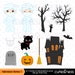Halloween Clipart,halloween Digital Papers,witch Clipart,jack O Lantern ...