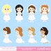 Digital First Communion Clip Art, Girl First Communion Clipart, First ...