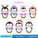 Penguin Digital Clip Art Set- Instant Download - Etsy