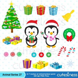 Penguin Digital Clip Art Set- Instant Download - Etsy