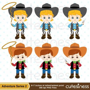 Cowboys Clipart PNG Images Digital Western Cowboy Clip Art Instant ...