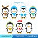 Penguin Digital Clip Art Set- Instant Download - Etsy