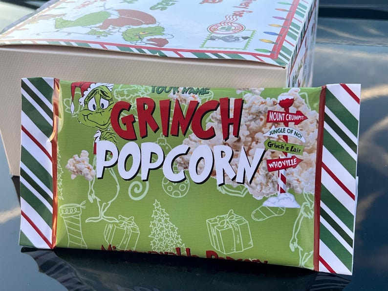 Christmas Eve Treat Boxes - Grinchmas Eve - Etsy