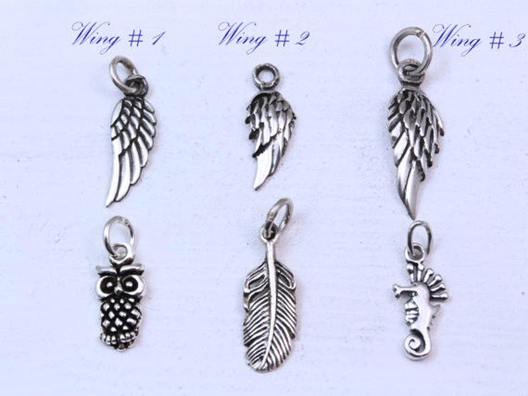 ADD 925 Solid Sterling Silver Small Meaningful Charms Size 13 - Etsy