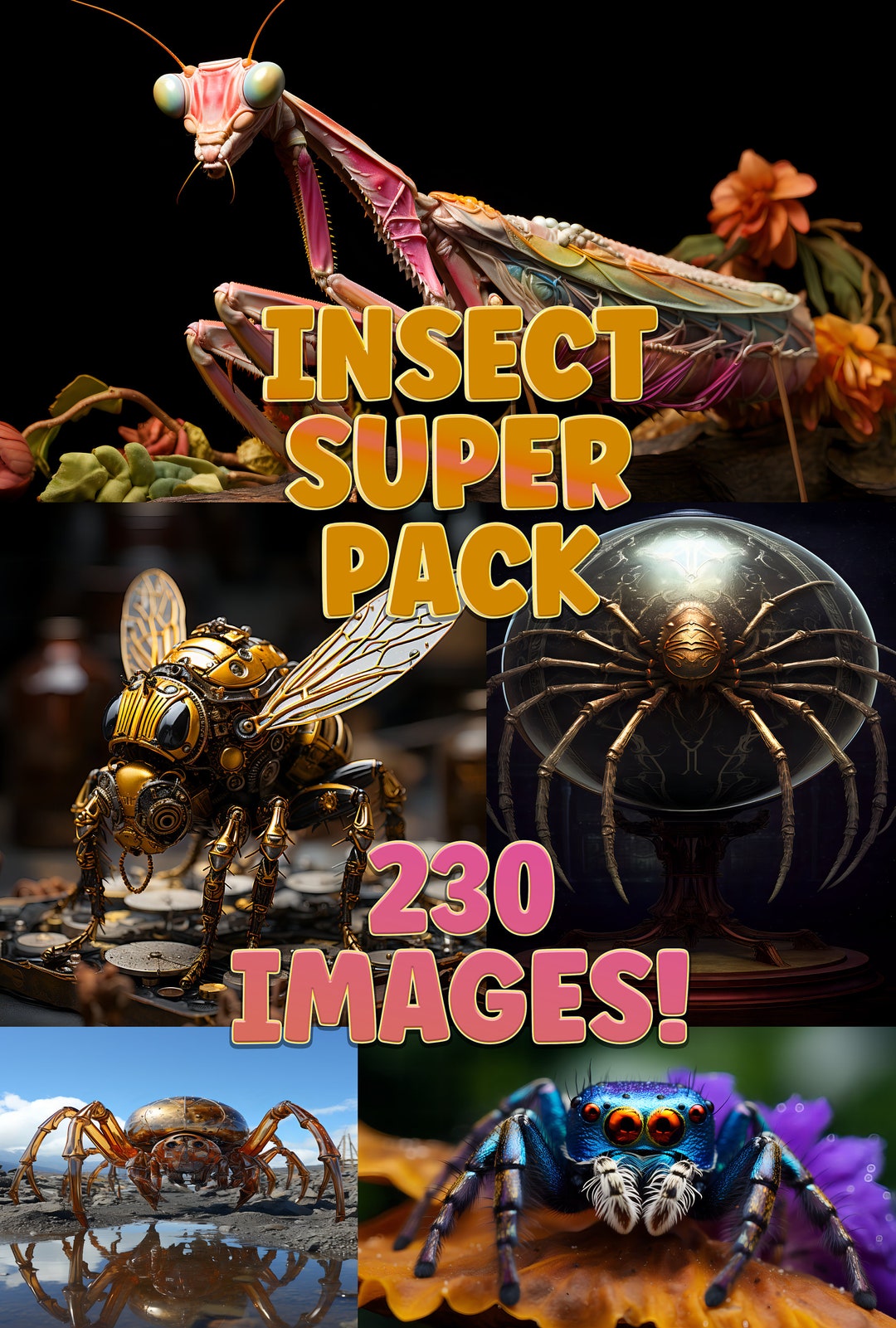 Insect Clipart Mega-pack - Etsy Australia
