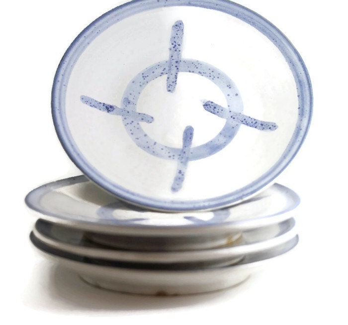 Gaming Party Snack Serving Set of 4 Reticle Plates Round - Etsy