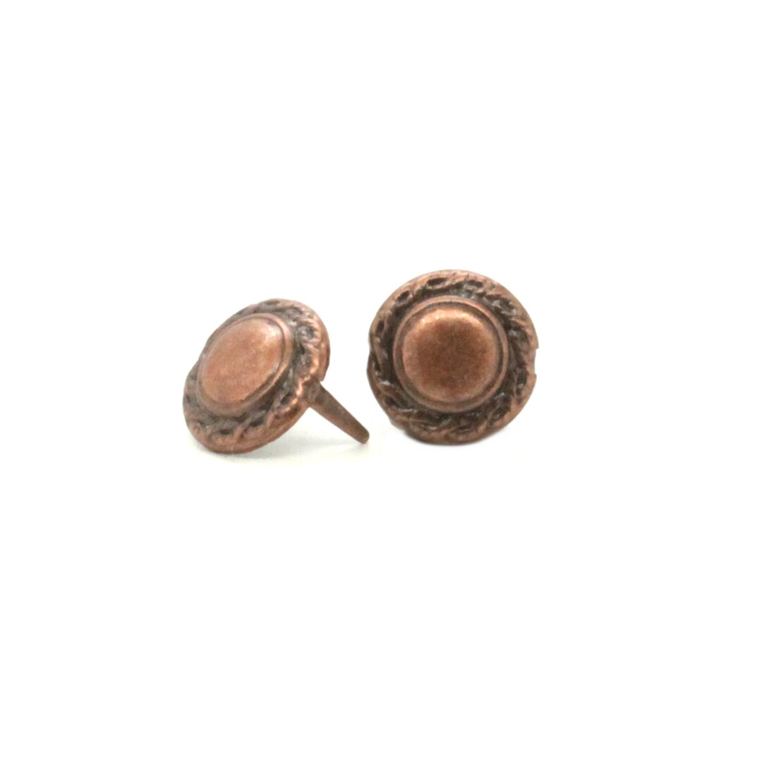 Round Santa Fe Rope Edge 5/8" Antique Copper Spot 10 Pak NH54702-10 - Etsy