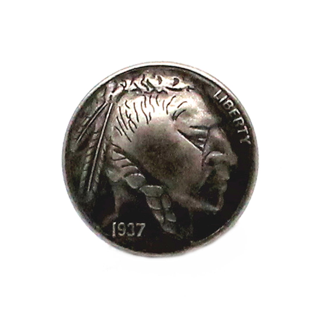 Indian Head Button Coin Replica Antique Nickel 7/8 Diameter BT1384-21 ...