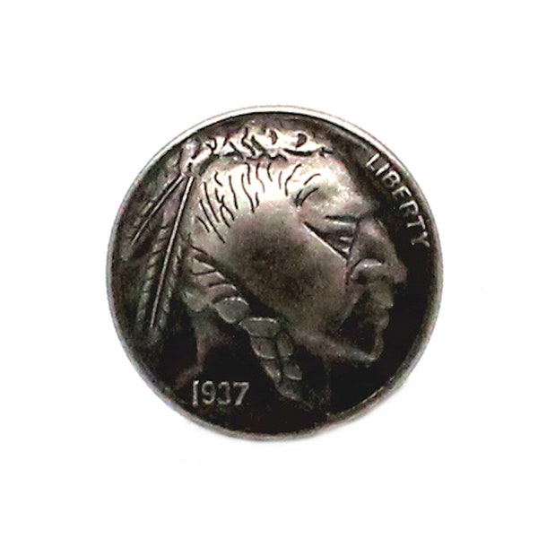 Indian Head Button - Etsy