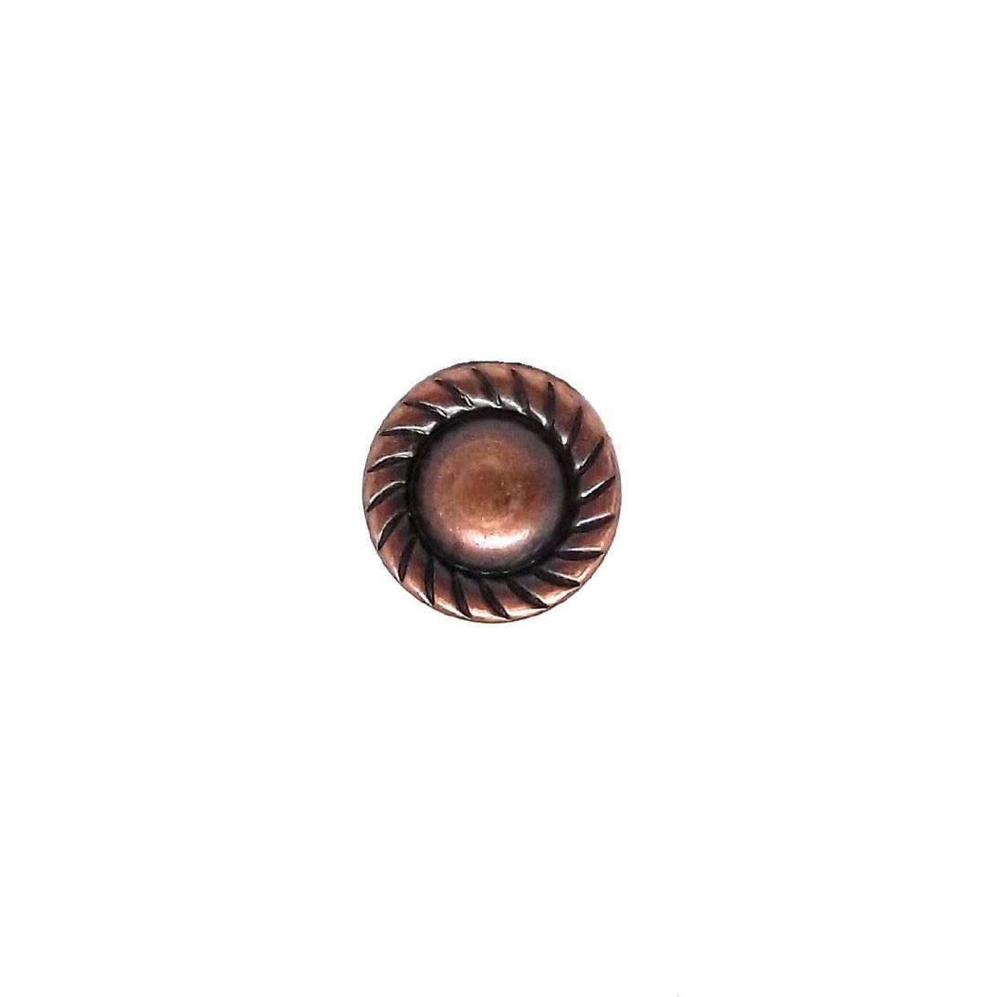 Nail Head Spots Antique Copper Plate Rope Edge 1/4" Dia 100 Pk ...