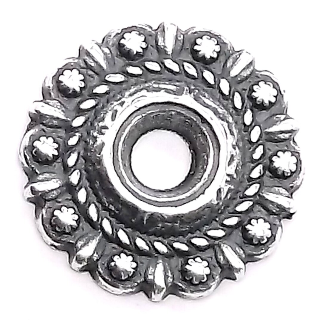 Rope and Berry Rivet Bezel Concho in Silver 3/4" 7785-13 - Etsy