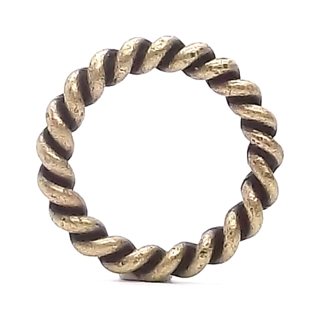 Rope Border Antique Brass Ring 1" (2.5 Cm) 1176-09 - Etsy
