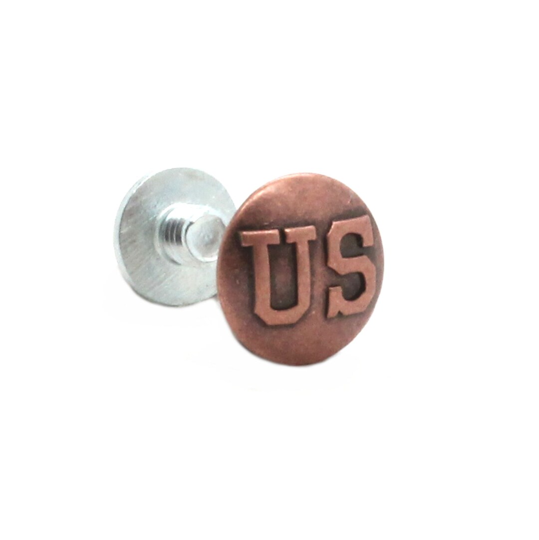 Antique Copper US Calvary Mini Binder Post 1/4" 10 Pack 1252-10 - Etsy
