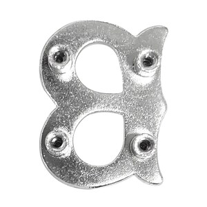 Alphabet Letter B Shiny Silver Screw Back Concho 3/4" Tall 1339-02 - Etsy