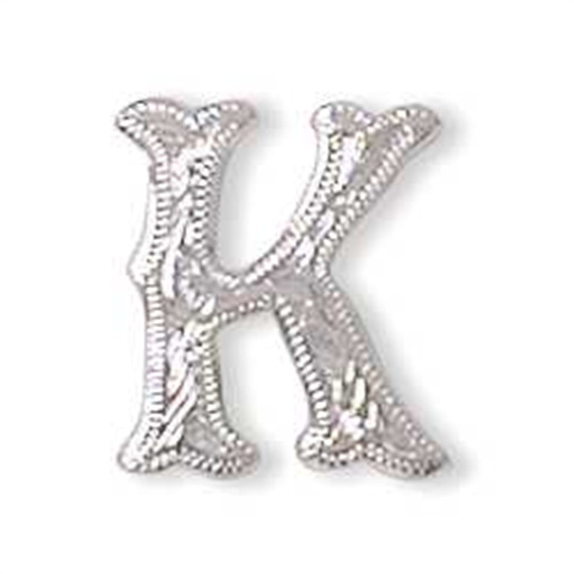 Alphabet Letter K Shiny Silver Screw Back Concho 1339-11 - Etsy